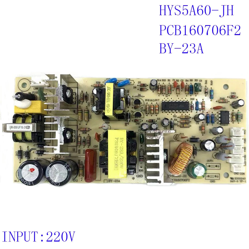 HYS5A60-JH BY-23A PCB160706F2 220V Input Wine Cooler Control Board Ref ...